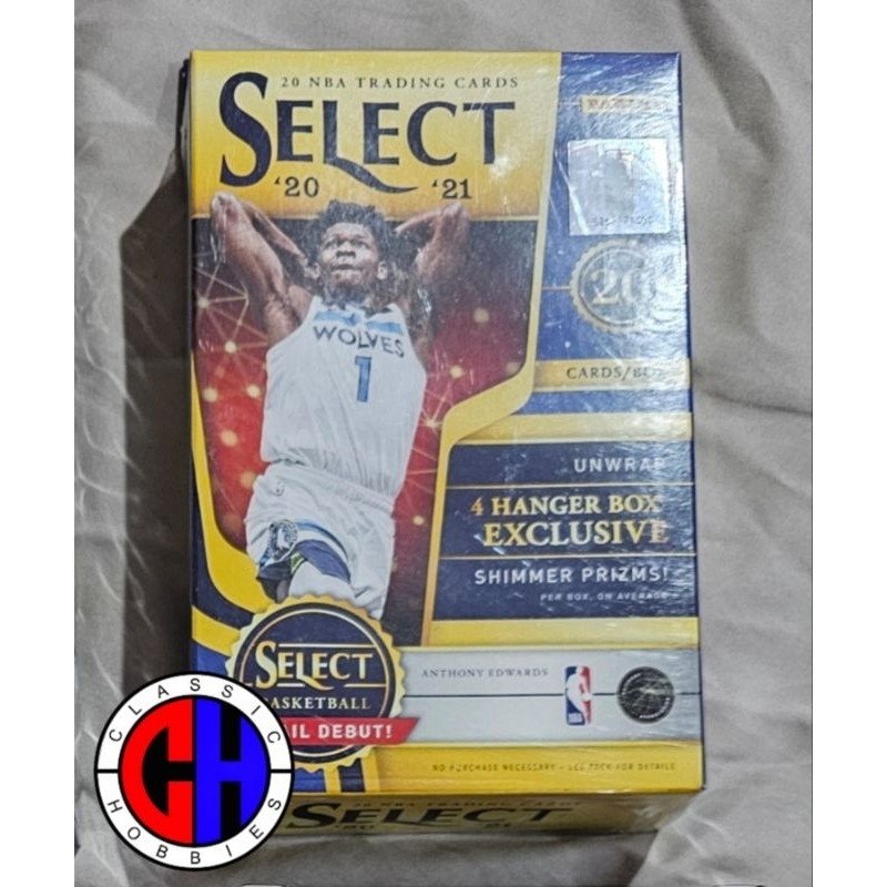 2020-21 Panini Select NBA Basketball Hanger Box (Anthony Edwards Rookie ...