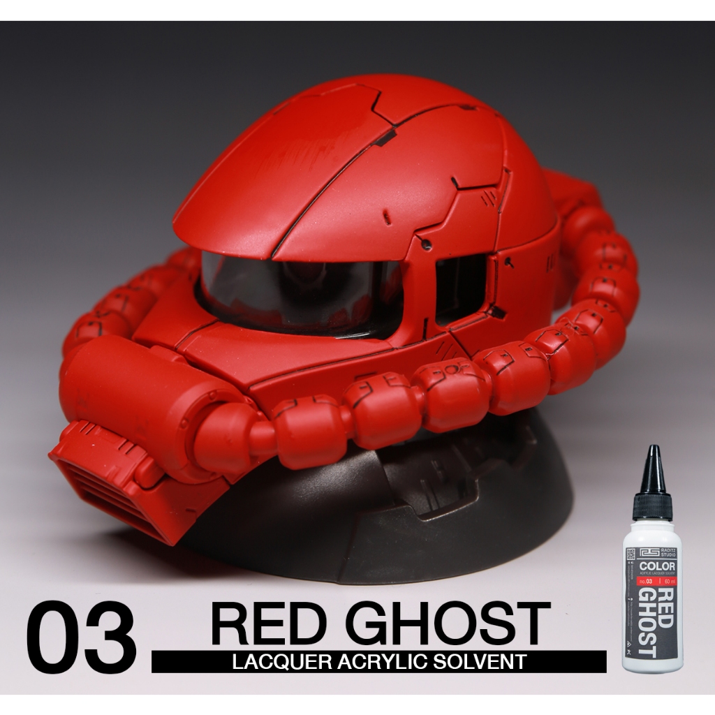 Raditz Studio - Ghost Series แบบเงา สีแอร์บรัช สีอะคริลิคแลคเกอร์ สำหรับโมเดล กันดั้ม กันพลา ...