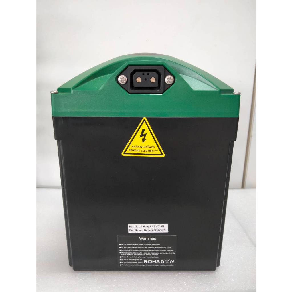 DECO แบตลิเธียมไอออน 62.9v / 20ah สำหรับมอเตอร์ไซค์ไฟฟ้า Deco 1000w Hannah-Luciano-Sofia ...