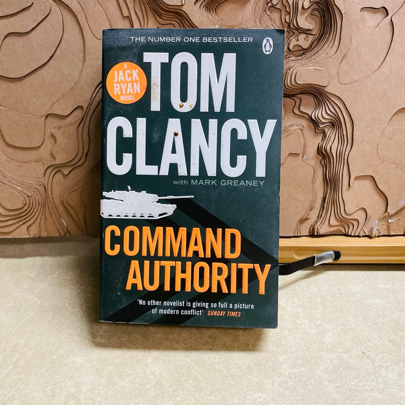 ค688 TOM CLANCY JACK RYAN NOVEL with MARK GREANEY COMMAND AUTHORITY | Shopee Thailand