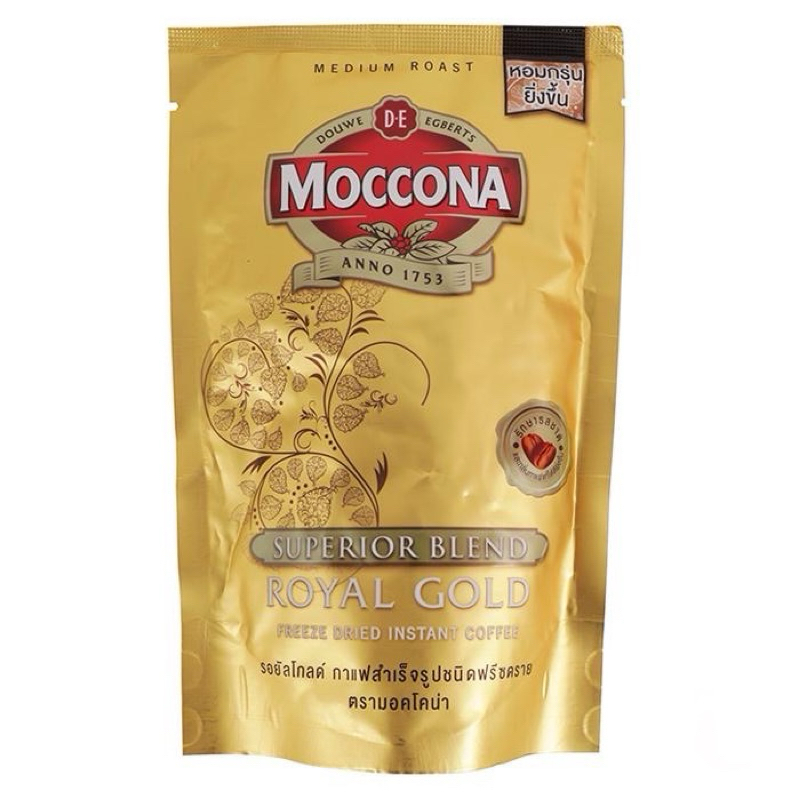 Moccona Royal Gold มอคโคน่ารอยัลโกลด์ ขนาด 120g | Shopee Thailand