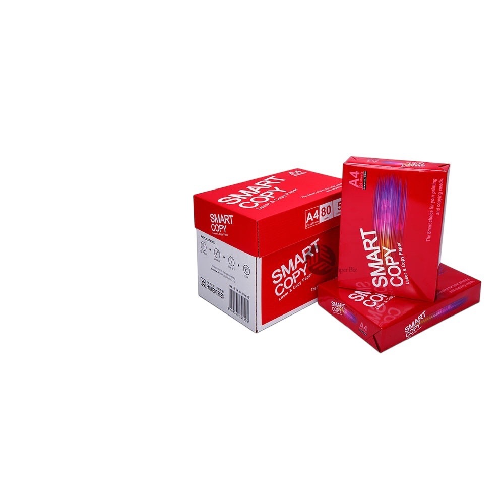 Smart Copy 80แกรม กระดาษถ่ายเอกสาร A4 (บรรจุ5รีมต่อลัง) | Shopee Thailand