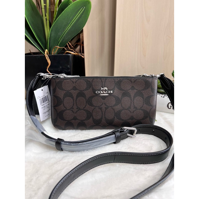Coach Double Zip Crossbody In Signature Style No. CJ790 | Shopee Thailand