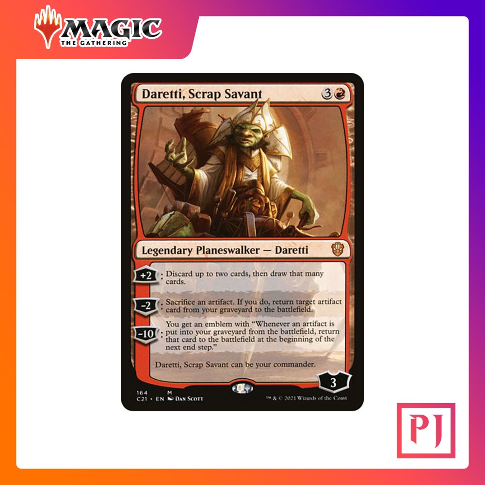 [MTG] Daretti, Scrap Savant [C21] [RED] [MYTHIC] [NORMAL] [ENG] (การ์ด ...