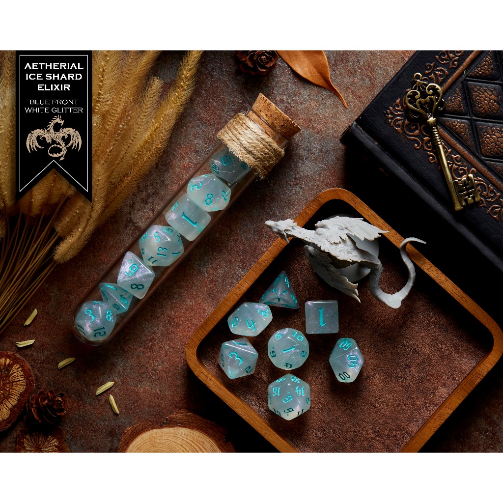 Potion Flask with Dice Set of 7 | ลูกเต๋า Dice For DnD D&D MTG RPG TRPG ...