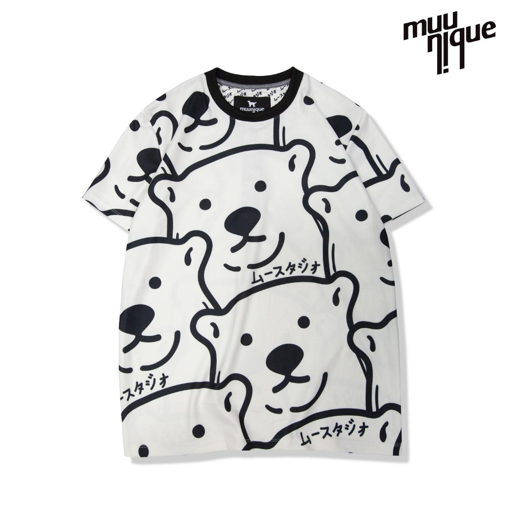 MUUNIQUE JP.T-shirt เสื้อยืด รุ่น New Face Bear | Shopee Thailand