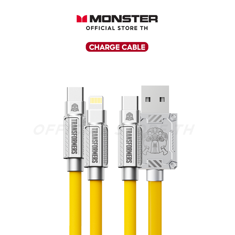สายชาร์จ TRANSFORMERS Three-in-one fast charging data cable mobile ...