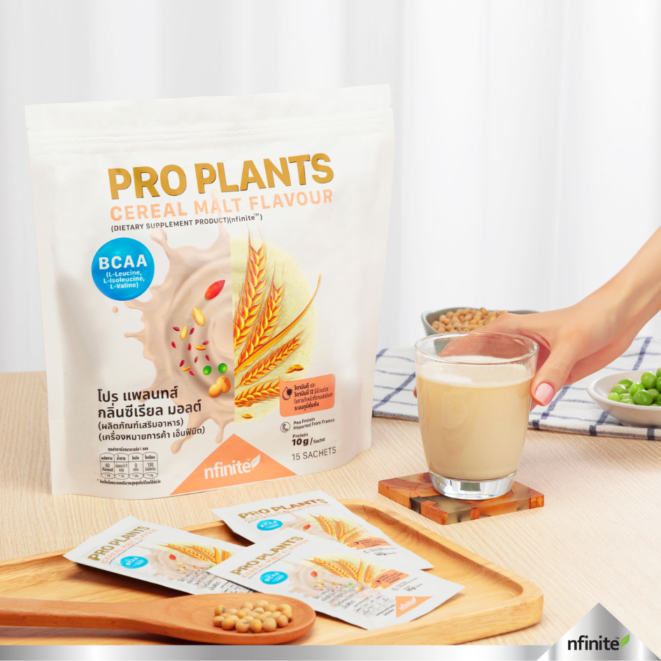 PRO PLANTS โปรตีนพืชตูนวีแกน ดื่มง่ายอร่อยด้วย ท้องไม่อืด 0 %Lactose | Shopee Thailand