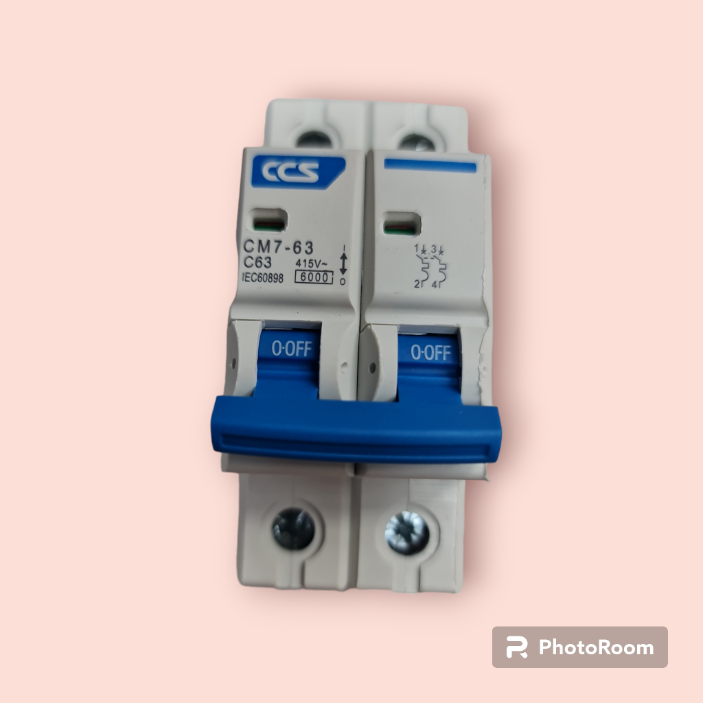 เมนเซอร์กิตเบรกเกอร์ CCS (ซีซีเอส) 2P 63A 50A 32A เมน เบรกเกอร์ | Shopee Thailand