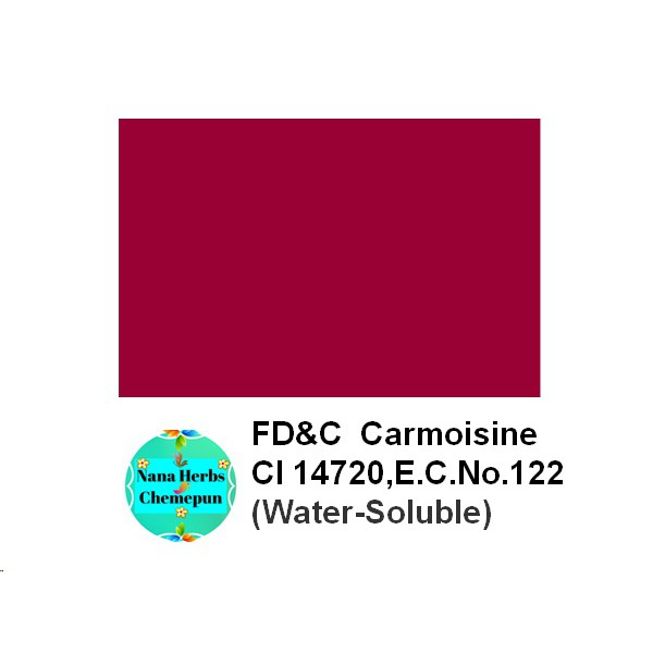 ผงสีแดง Azorubine /Carmoisine Powder (CI14720) (ละลายน้ำได้ Water ...