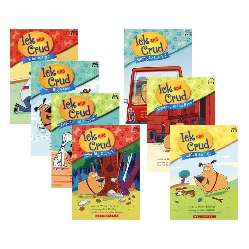 Scholastic Ick and Crud Series 7 volumes นิทานภาษาอังกฤษ | Shopee Thailand