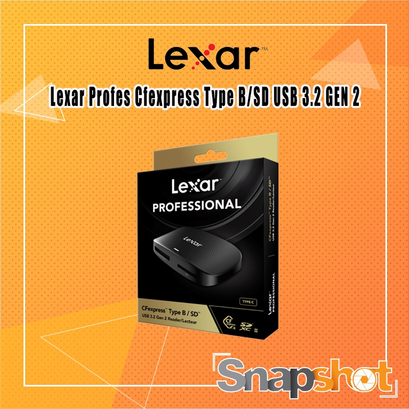 Lexar Profes Reader Cfexpress Type B/SD USB 3.2 GEN 2 ประกันศูนย์ไทย ...