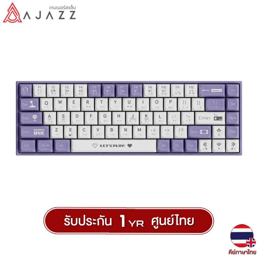Ajazz AK680 คีย์บอร์ดเกมมิ่ง Ajazz 68 key Wired Version Lets Play ...