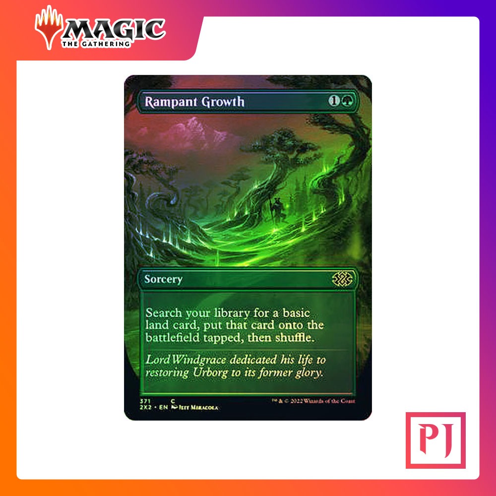 [MTG] Rampant Growth (Borderless) [2X2] [GREEN] [COMMON] [FOIL] [ENG ...