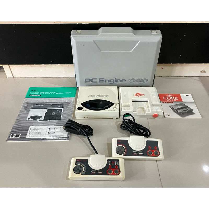 NEC PC Engine Interface Unit IFU-30 CD-Rom System & PC Engine พร้อมจอย ...