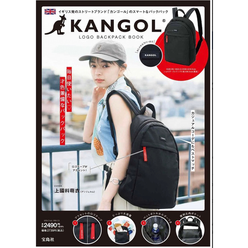 📛 แท้ ใหม่ CHANEL2HAND99 KANGOL LOGO BACKPACK กระเป๋านิตยสารญี่ปุ่น ...