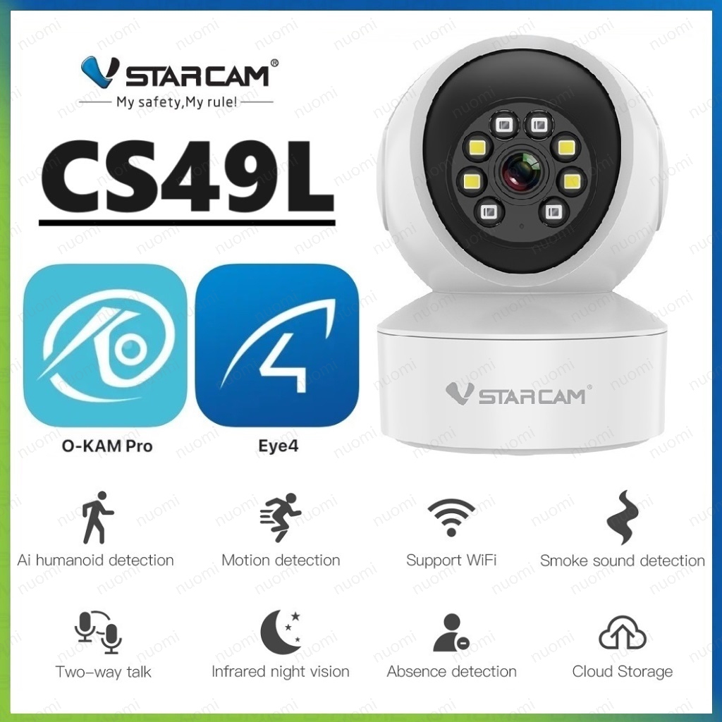 VSTARCAM CG49L 4G LTE SiM / CS49L WiFi / CS49Q 5G WiFi SHD 1296p 3.0MP iP Camera กล้องวงจรปิดใส่ ...