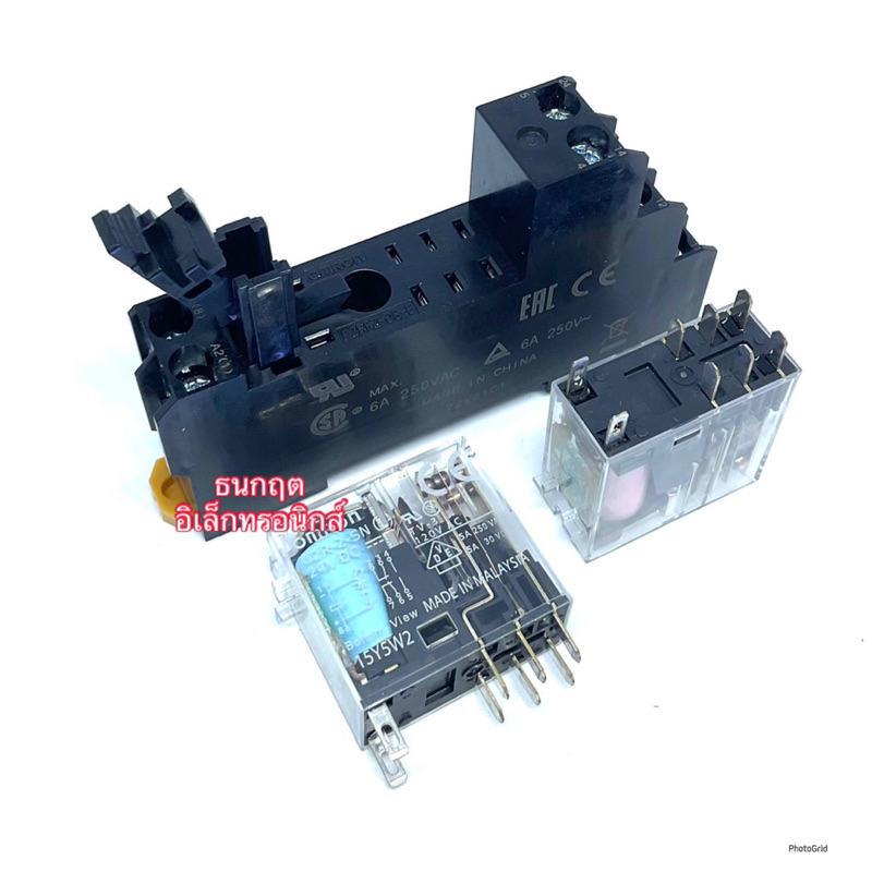 G2R-2-SN relay 24VDC /220VAC รีเลย์ omron P2RF-08E ของแท้ ออกบิลได้ จัด ...