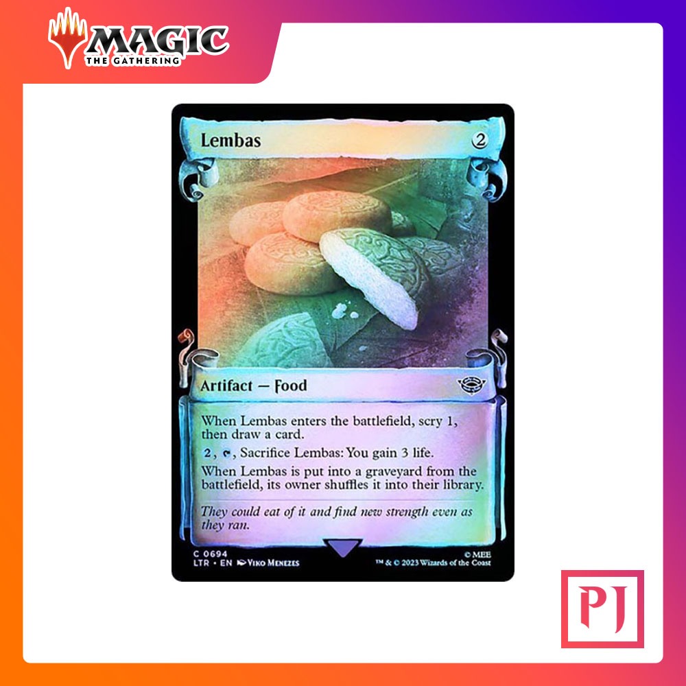 [MTG] Lembas (Showcase) (Silver Foil) [LTR] [ARTIFACT] [COMMON] [NORMAL ...