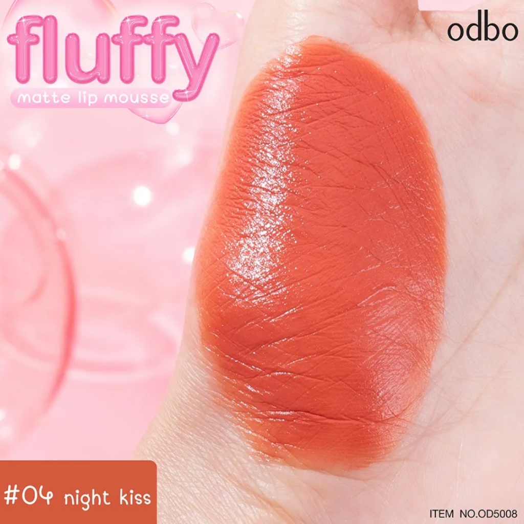 โอดีบีโอ ฟลัฟฟี่ แมทท์ ลิป มูส (OD5008) ODBO Fluffy Matte Lip Mousse 3 กรัม | Shopee Thailand