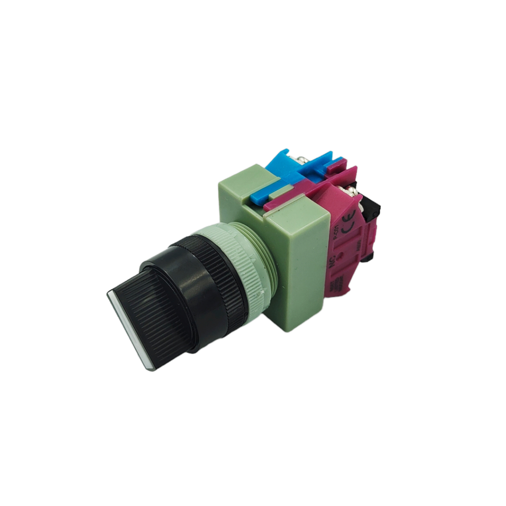 ASW-211 2P,ASW-320 3P Selector switch 22mm.สวิตช์ลูกศร ขนาด 22มิล 2จังหวะ(1NO 1NC)และ3จังหวะ(2NO ...