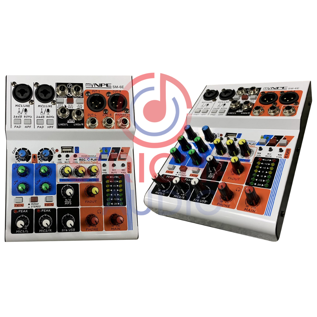 Mixer NPE รุ่น SM6E มิกเซอร์อินเตอเฟท เอคโค่ | Shopee Thailand