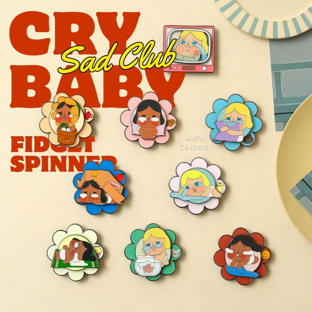 Live 20.00 ** CRYBABY Sad Club Fidget Spinner [ พร้อมสุ่ม ] กล่องสุ่ม ...