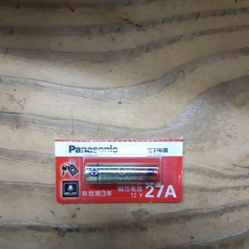 ถ่านรีโมท Panasonic อัลคาไลน์ 27A 12V ของใหม่ ของแท้ เทียบเบอร์ A27 ...