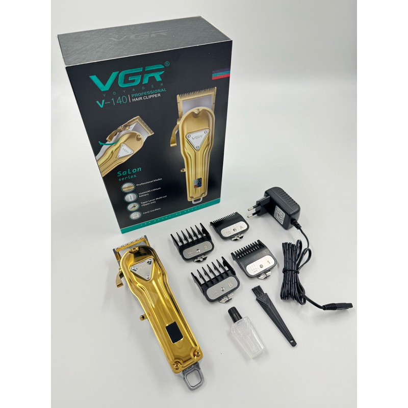 VGR 140 ปัตตาเลี่ยนตัดผม แบบไร้สาย ลับคม แต่งบาง เซาะร่องฟันให้แล้ว ...