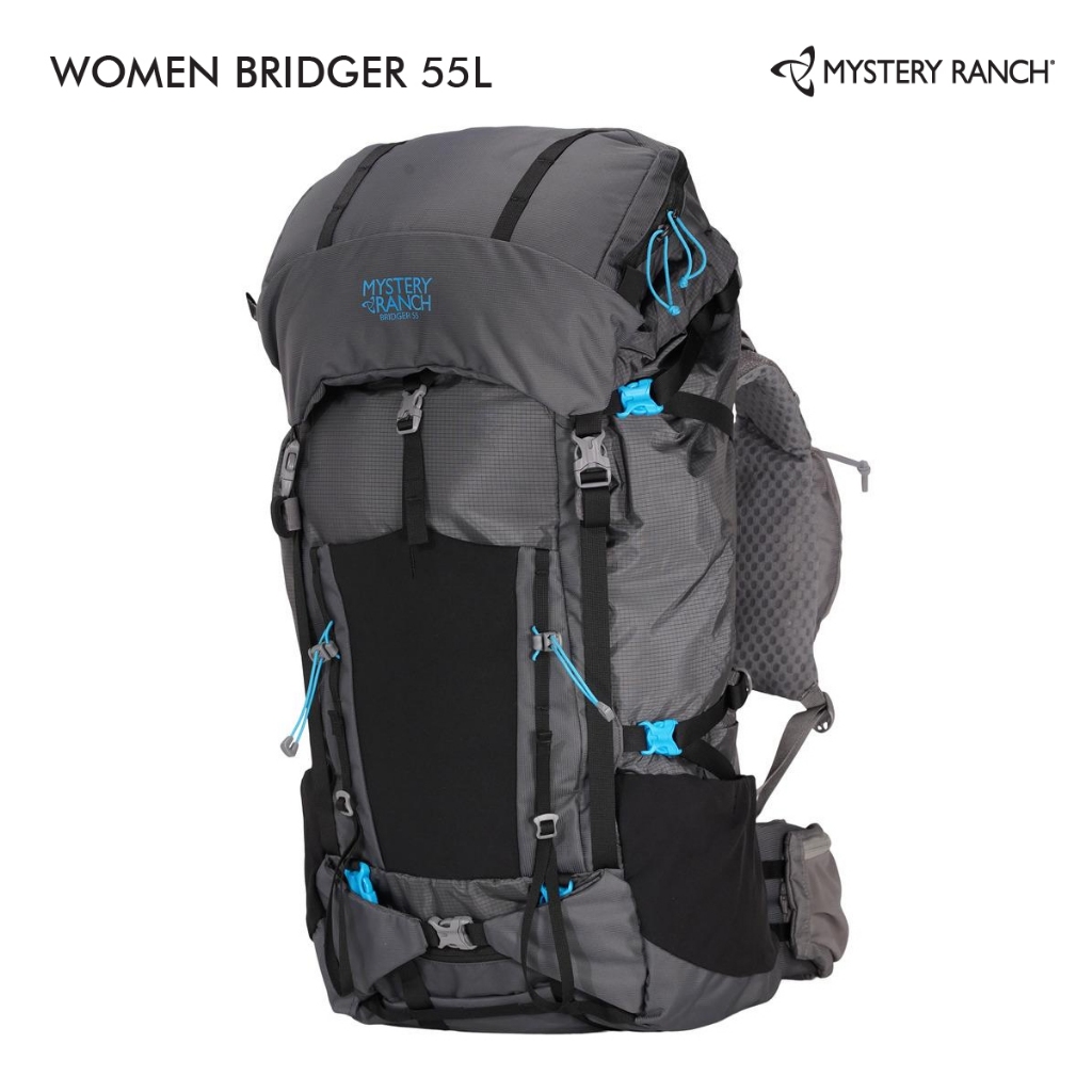 Mystery Ranch Women Bridger 55 เป้สำหรับผู้หญิง เดินป่า ท่องเที่ยว 55L ถอดฝาแยกเป็นกระเป๋าคาดเอว ...