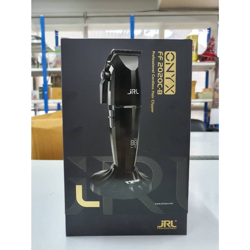 (ใหม่) JRL ONYX FF 2020C-B Professional Cordless Hair Clipper (ตัวใหญ่ 7500/รอบ)👉🏻Lithium lon ...