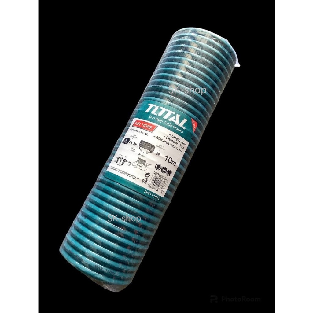 Total สายลมขดพร้อมคอปเปอร์ แบบสปริง(10 เมตร) รหัสสินค้า THT 11101-3 ...