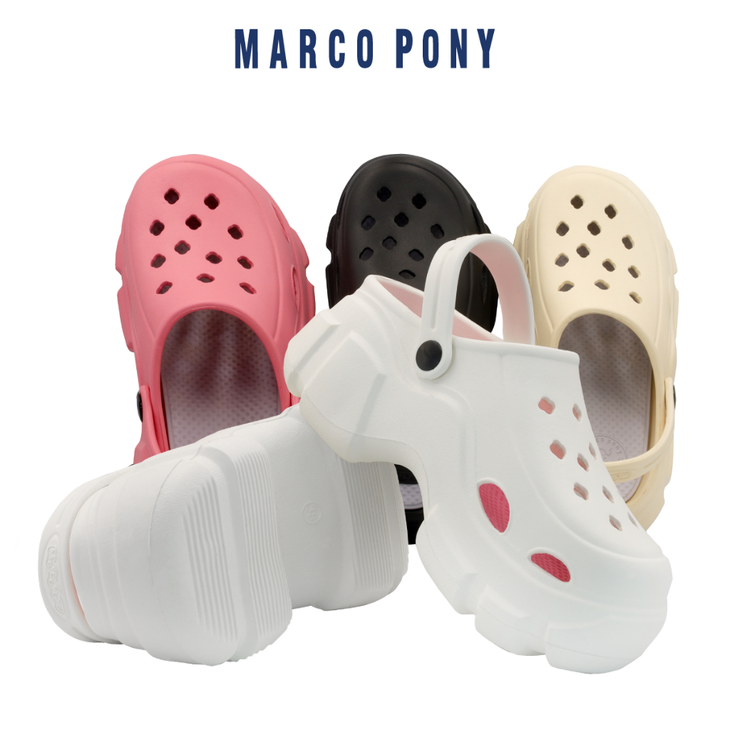 Marco Pony รองเท้าแตะ ลำลอง หัวโต สำหรับผู้ชายและผู้หญิง นุ่ม เสริมความ ...