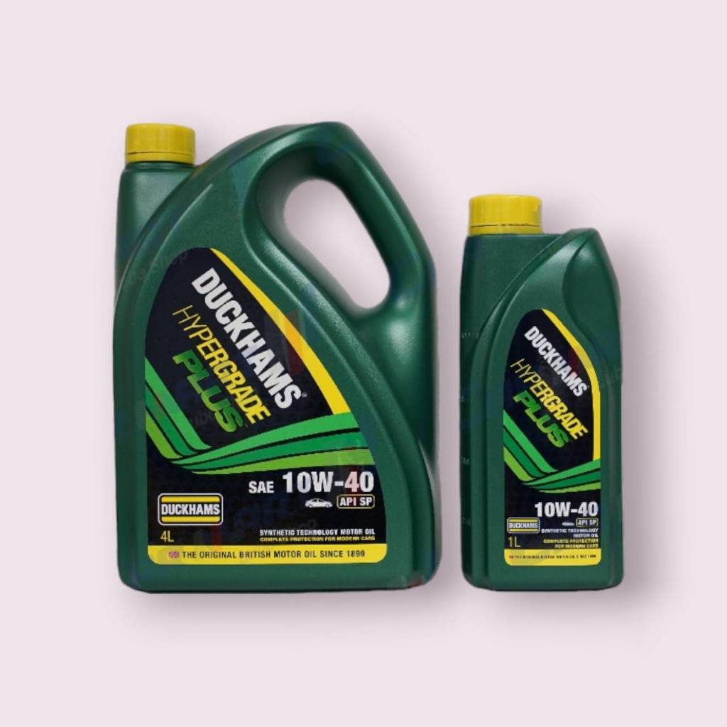 น้ำมันเครื่องยนต์ เบนซิน DUCKHAMS ไฮเปอร์เกรด พลัส SAE 10W-40 ขนาด 4+1 ...