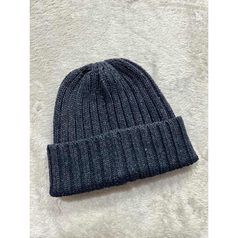 หมวกไหมพรม MUJI : Non-Itchy Ribbed Beanie #14982697484 | Shopee Thailand