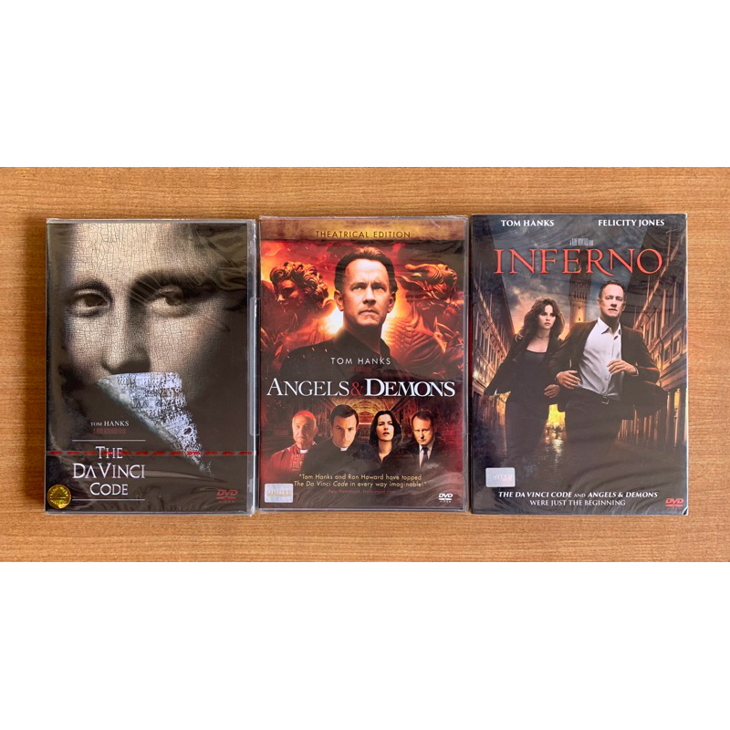 DVD : The Davinci Code / Angels & Demons / Inferno [มือ 1] Dan Brown ...