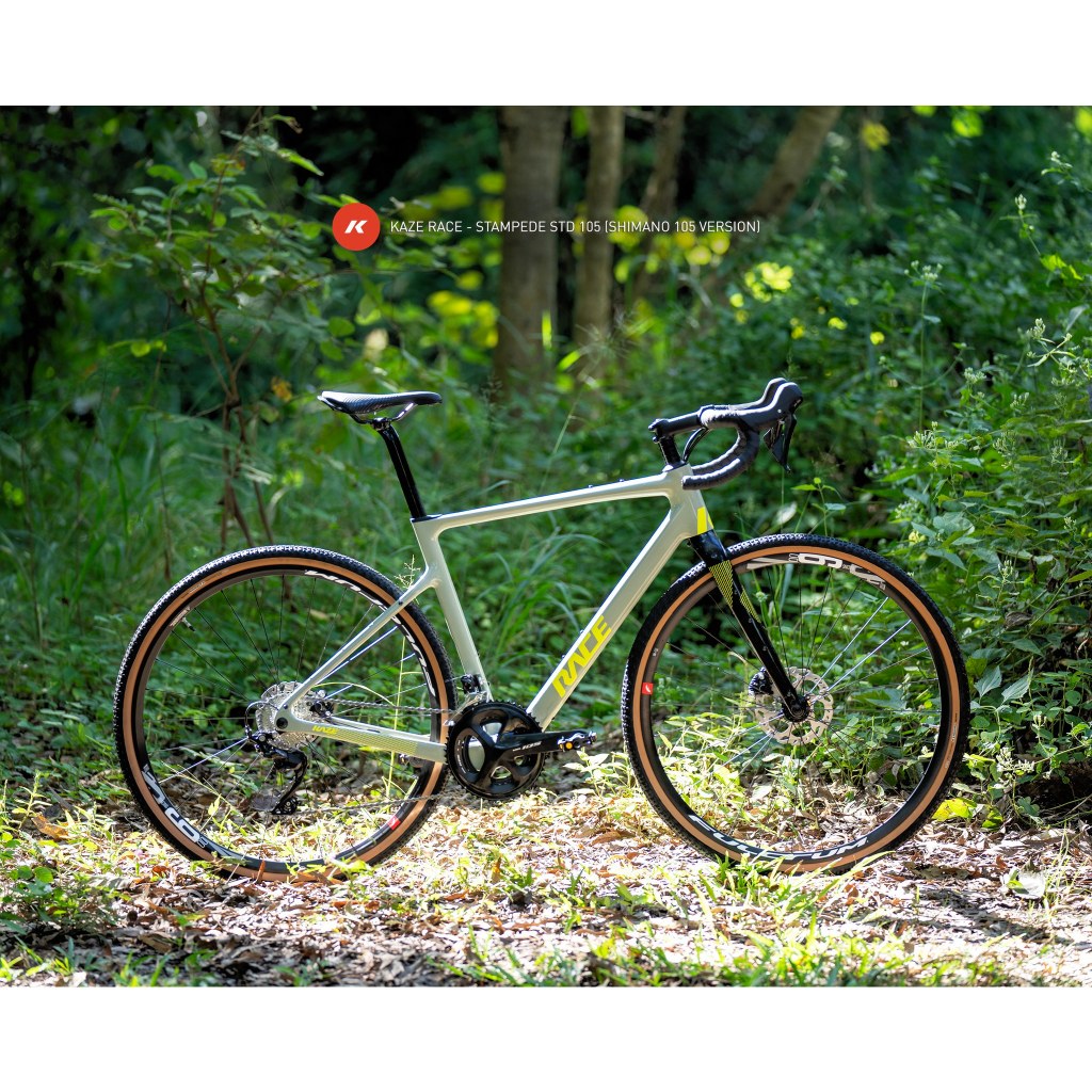 KAZE RACE GRAVEL BIKE STAMPEDE 105 เฟรมกราเวลไบค์คาร์บอน | Shopee Thailand