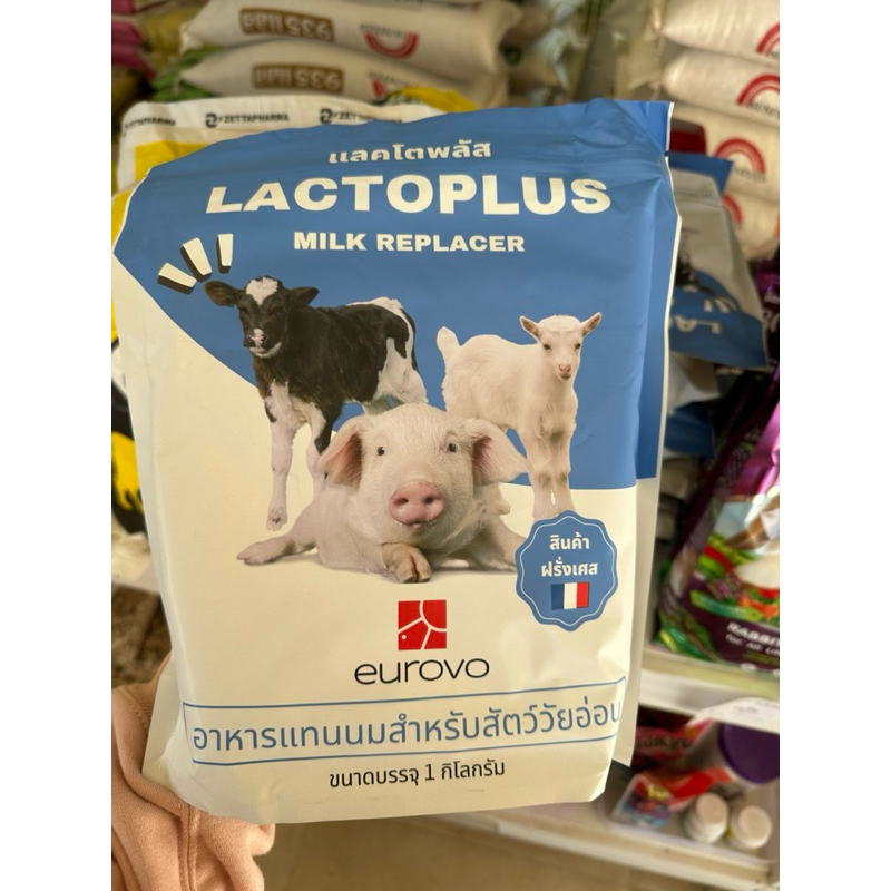 Lactoplusแลคโตพลัสนมผงแทนสำหรับสัตว์วัยอ่อน(1กก) | Shopee Thailand