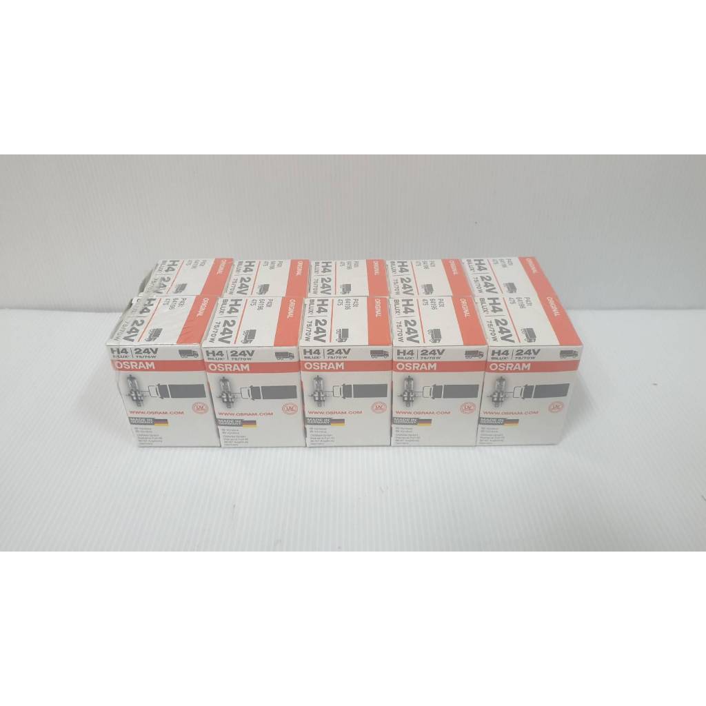 หลอดไฟหน้า H4 24V 75/70W ยี่ห้อ OSRAM เบอร์ 64196 **MADE IN GERMANY ...