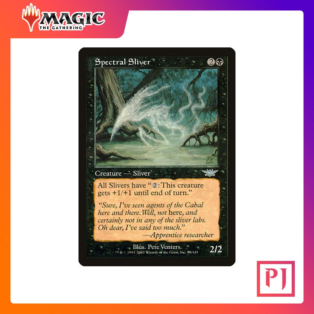 [MTG] Spectral Sliver [LGN] [BLACK] [UNCOM] [NORMAL] [ENG] (การ์ดเมจิค ...