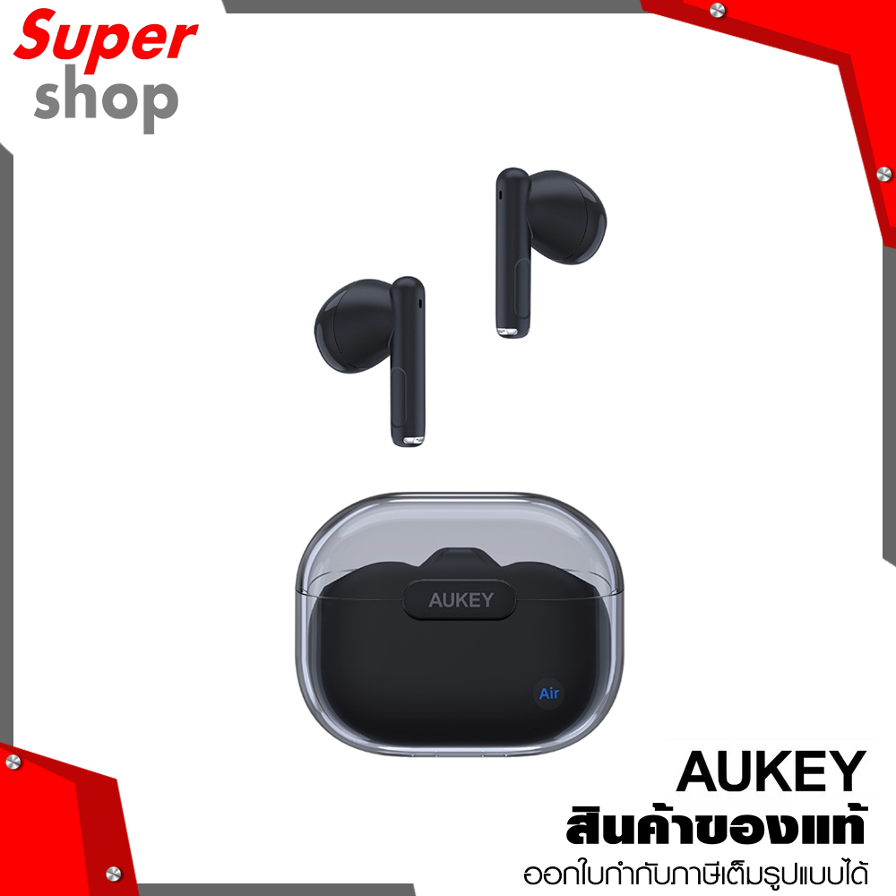 AUKEY หูฟังบลูทูธ True Wireless Earbuds รุ่น EP-M2 Black | Shopee Thailand