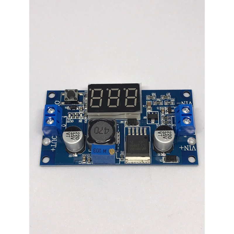 LM2596 LM2596HVS DC-DC Step Down Module โมดูลลดแรงดัน บอร์ดปรับแรงดันไฟ Buck Converter พร้อม ...