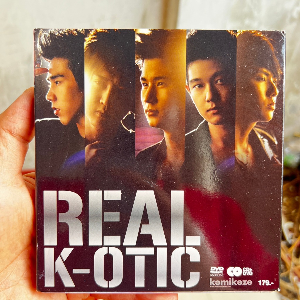 CD+DVD KARAOKE ซีดี+ดีวีดี คาราโอเกะ K-OTIC ชุด Real (มือ 1 แผ่นแท้หายาก) | Shopee Thailand