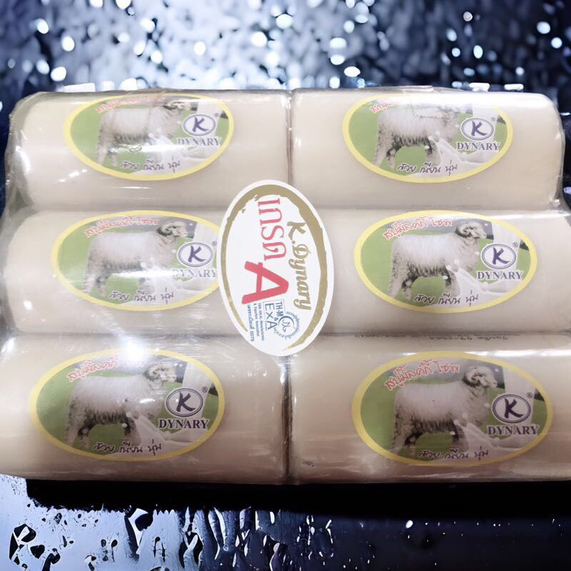ของแท้!! K.Dynary สบู่นมแพะ สบู่นมแกะ เค.ไดนารี่ กลิ่นหอมมาก ฟองนุ่ม ...