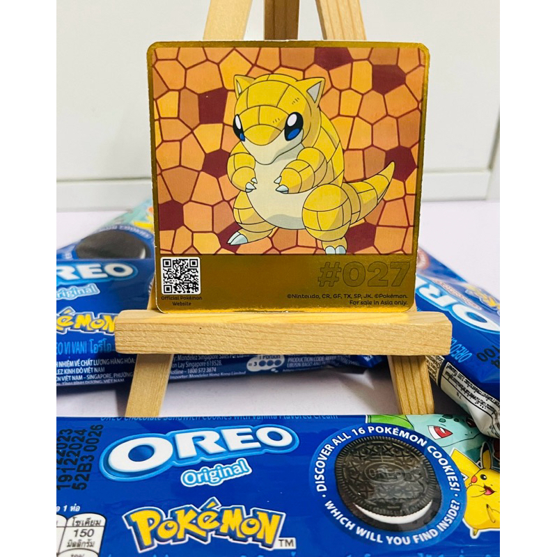 Oreo x Pokemon - การ์ดโปเกม่อนจากขนมโอรีโอ ~ Pokemon Oreo Card มี 16 ...