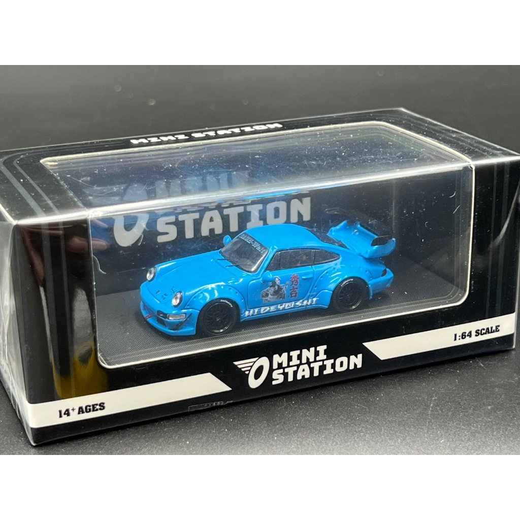 Mini Station 1:64 RWB 964 HIDEYOSHI blue diecast model. RWB 964 ...