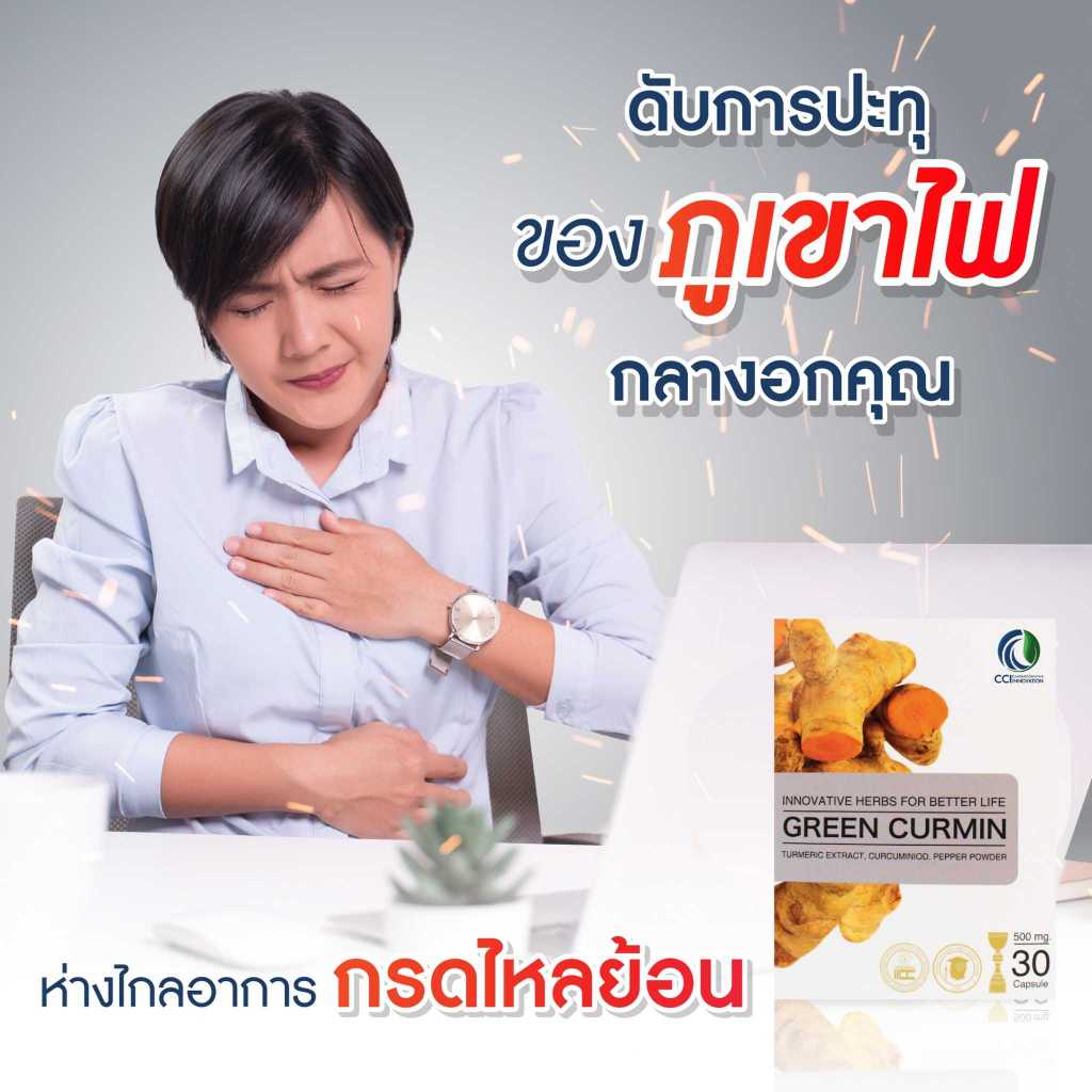 กรีน เคอมิน Green curmin 1 กล่อง ผลิตภัณฑ์เสริมอาหาร สารสกัดจาก ...