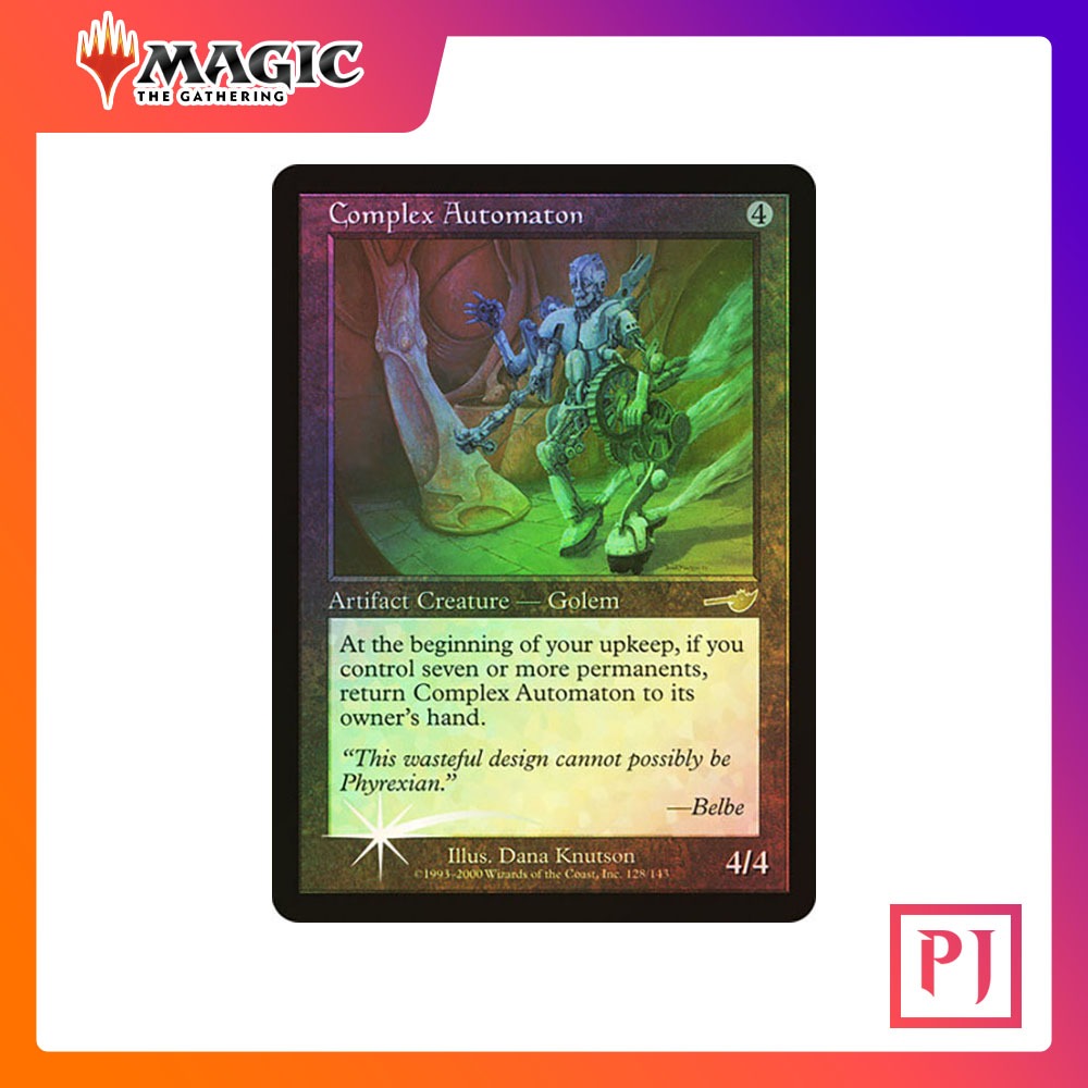 [MTG] Complex Automaton [NEM] [ARTIFACT] [RARE] [FOIL] [ENG] (การ์ดเม ...