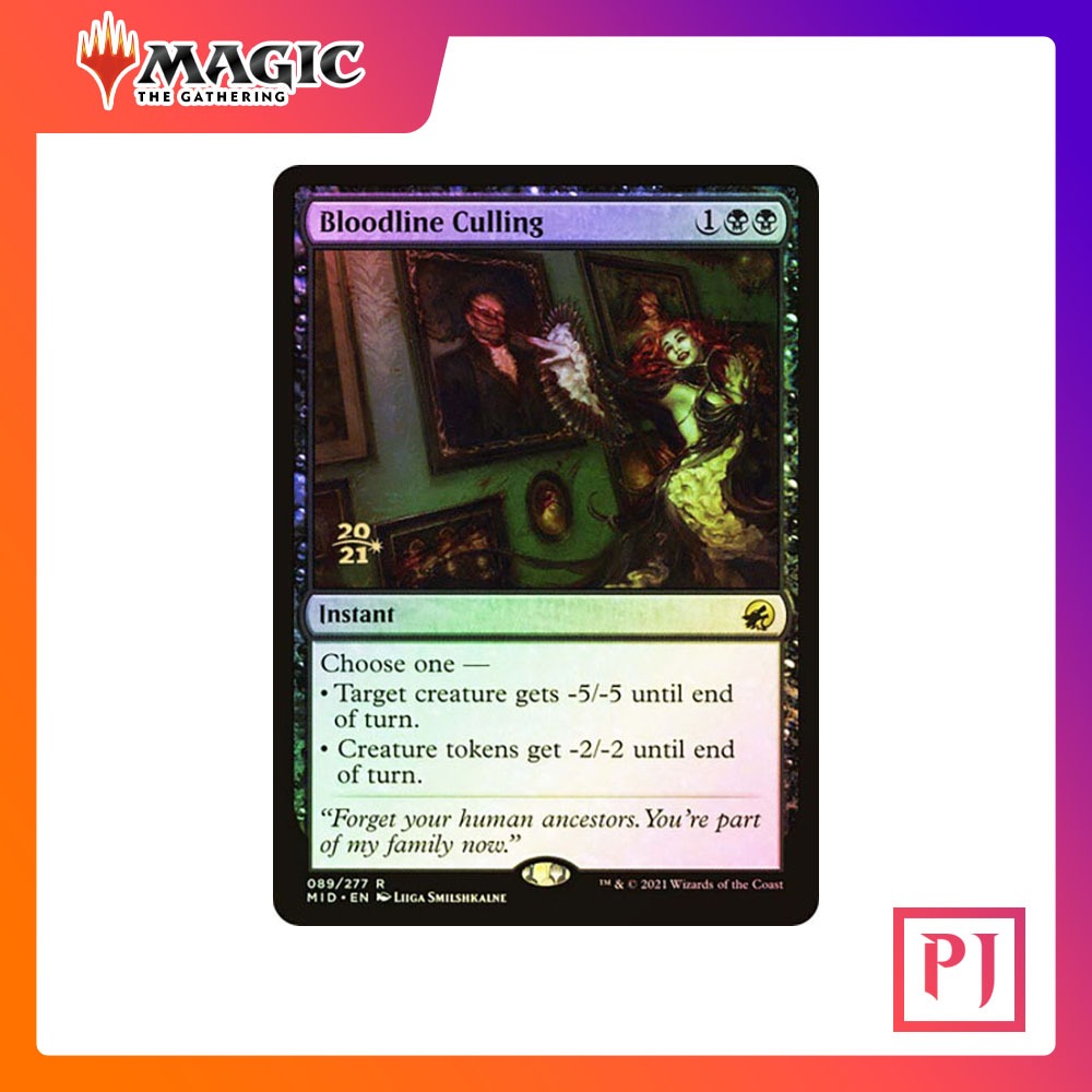 [MTG] Bloodline Culling (Prerelease) [WOE] [BLACK] [RARE] [FOIL] [ENG ...