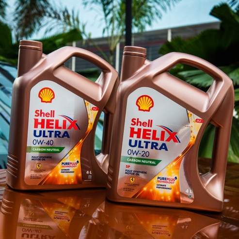 น้ำมันเครื่องสังเคราะห์แท้ Shell Helix Ultra 0w-40 | Shopee Thailand